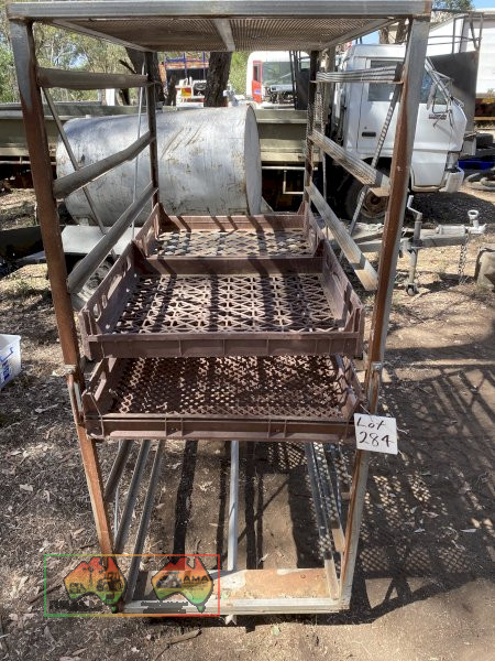 (7340) Bread Crate Trolley holds 16 crates Bendigo VIC | REALM Group ...